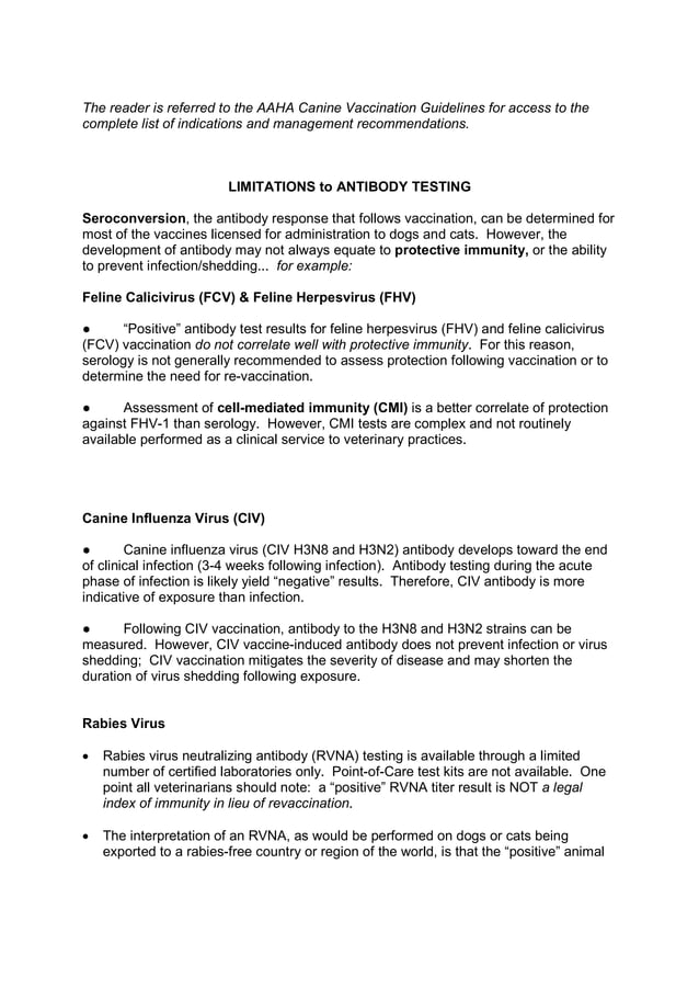 Antibody Testing in Clinical Practice - Indications for Point-of-Care ...
