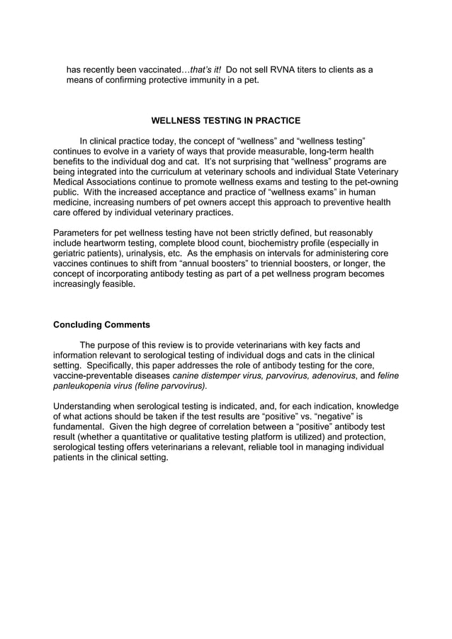 Antibody Testing in Clinical Practice - Indications for Point-of-Care ...