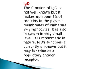 Antibody types and function | PPTX