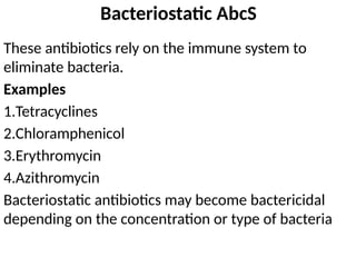 ANTIBOITICS-1-1-1.pptx classification of Antibiotics | PPTX