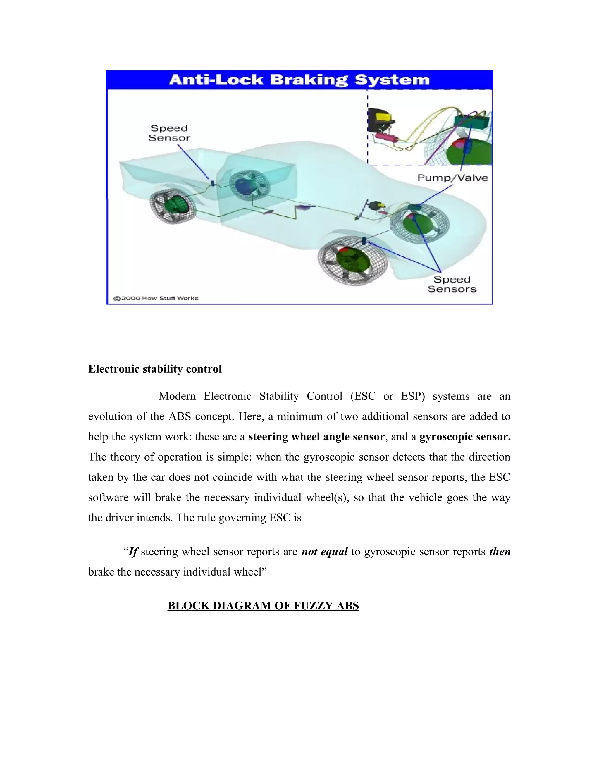 Fuzzy Controlled Anti-lock Braking System | DOC