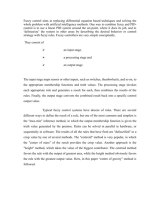Fuzzy Controlled Anti-lock Braking System | DOC