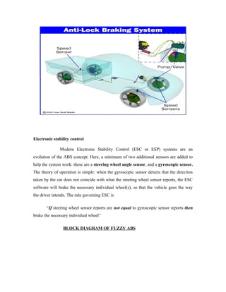 Fuzzy Controlled Anti-lock Braking System | DOC