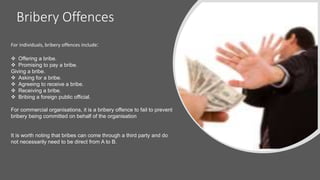 Anti bribery | PPTX