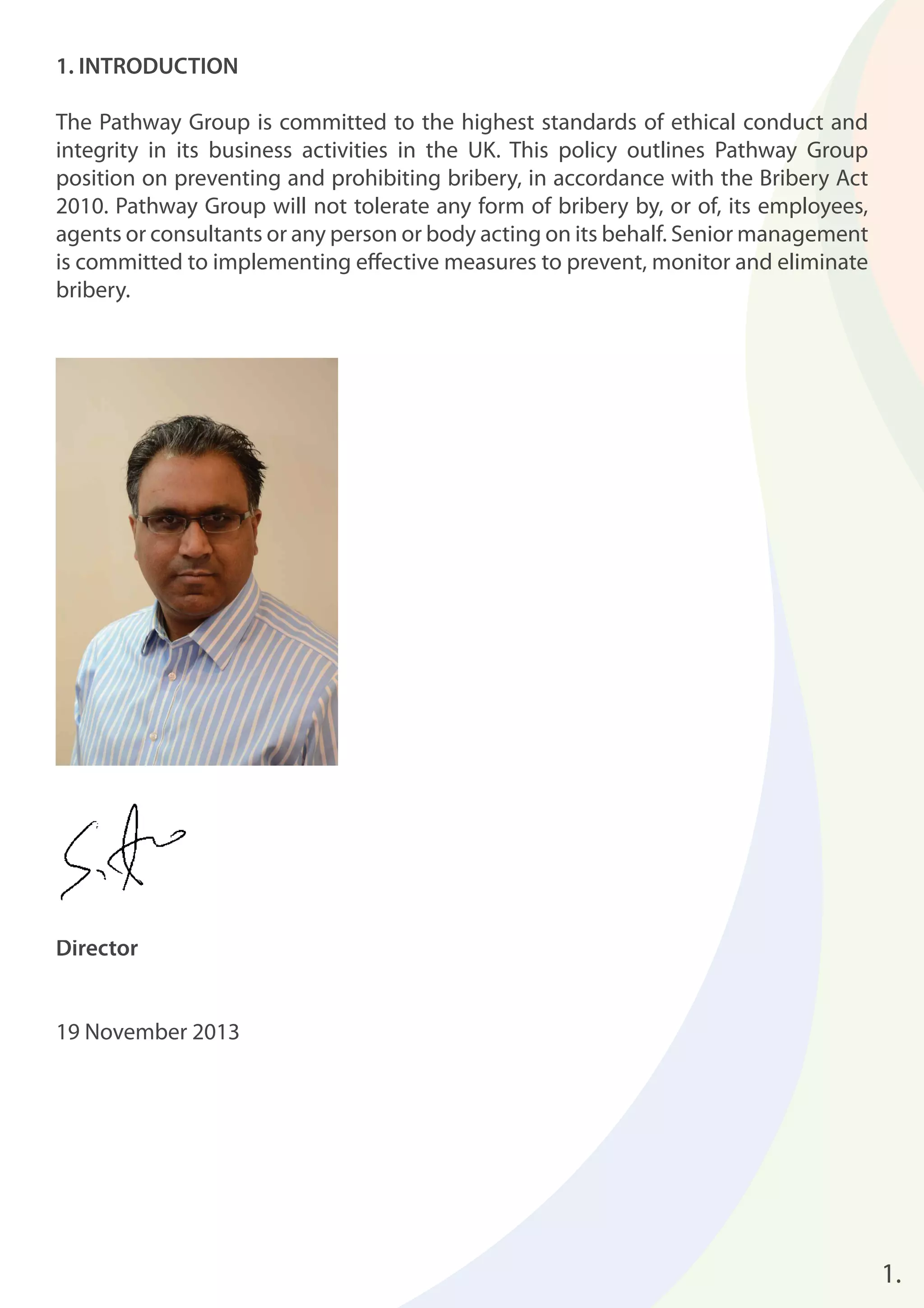 Anti-bribery Policy | PDF