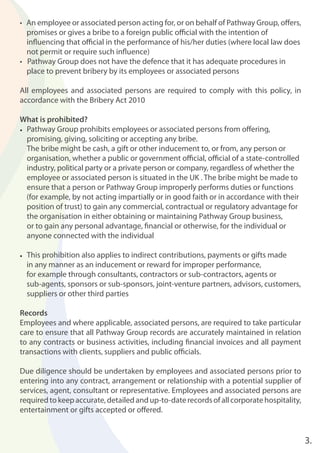 Anti-bribery Policy | PDF