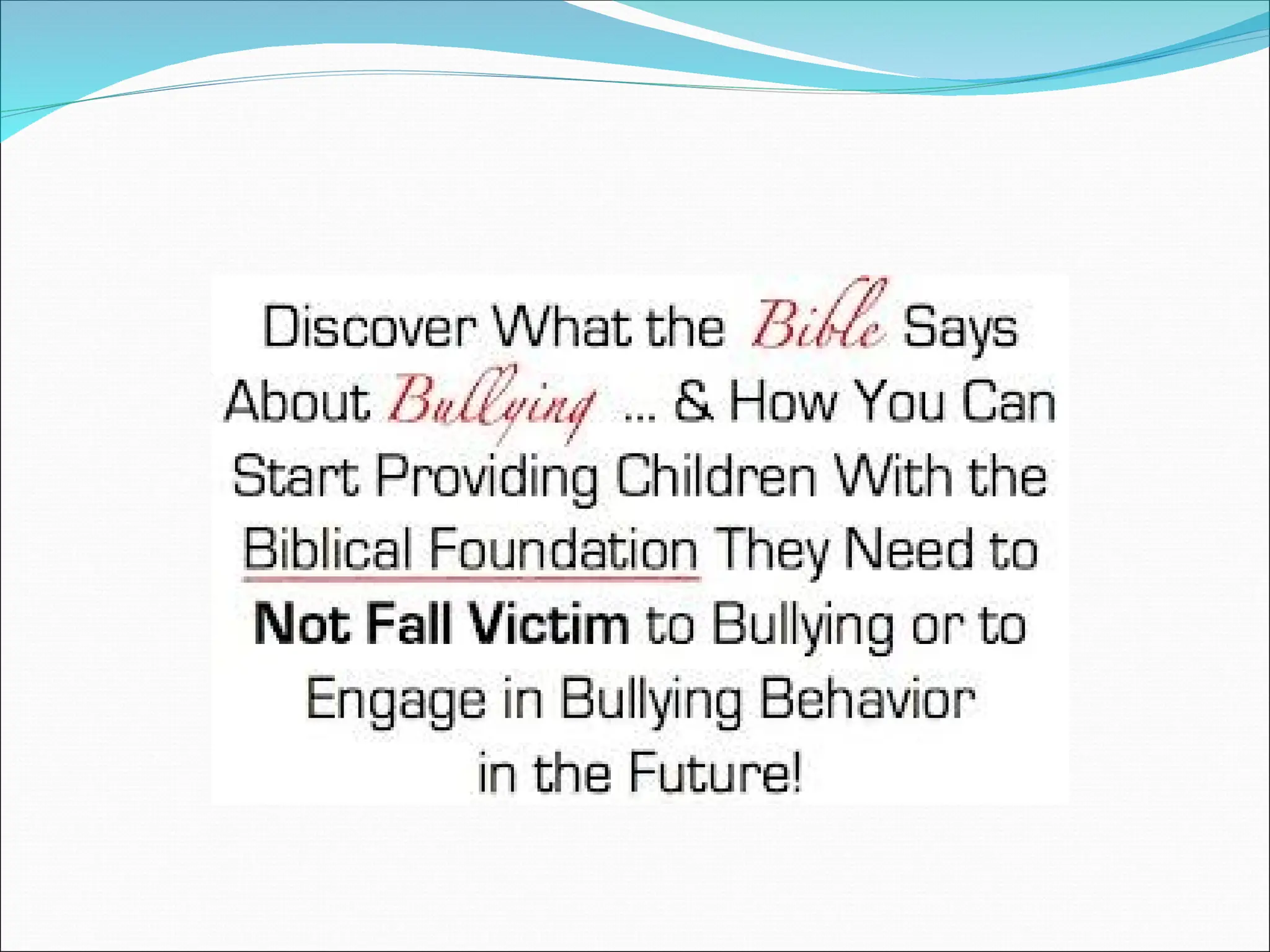 Powerpoint presentation onAnti Bullying.ppt