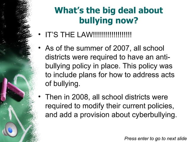 Anti Bullying Presentation | PPT