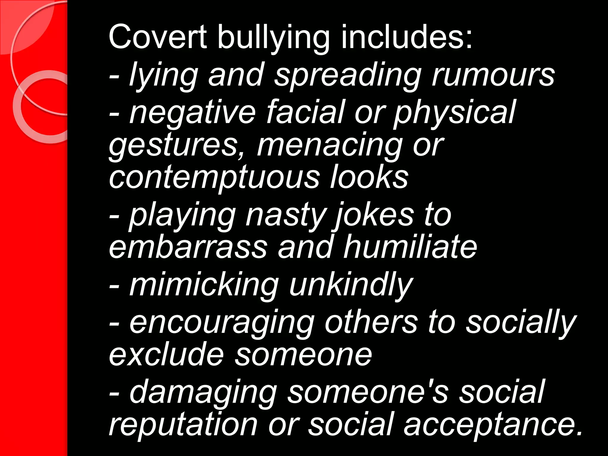 Anti bullying Act Powerpont Presentation | PPTX