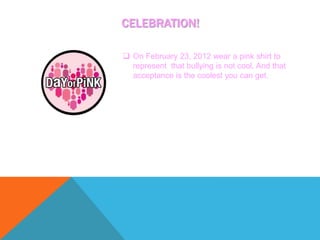 Antibullying flash mob | PPTX | Crime & Harmful Acts to Individuals, Society & Human Right ...