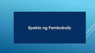 Anti Bullying Act of 2013 RA 10627 Presentation | PPTX