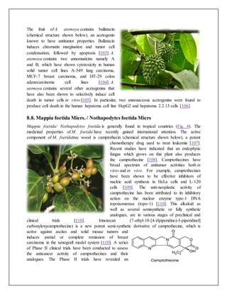 Anti cancer activity of phytochemical | DOCX