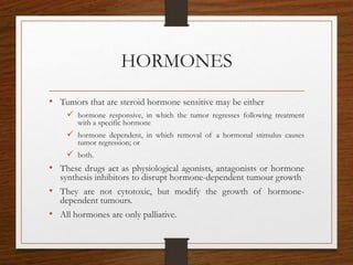 ANTICANCER DRUGS | PPTX | Endocrine and Metabolic Diseases | Diseases ...