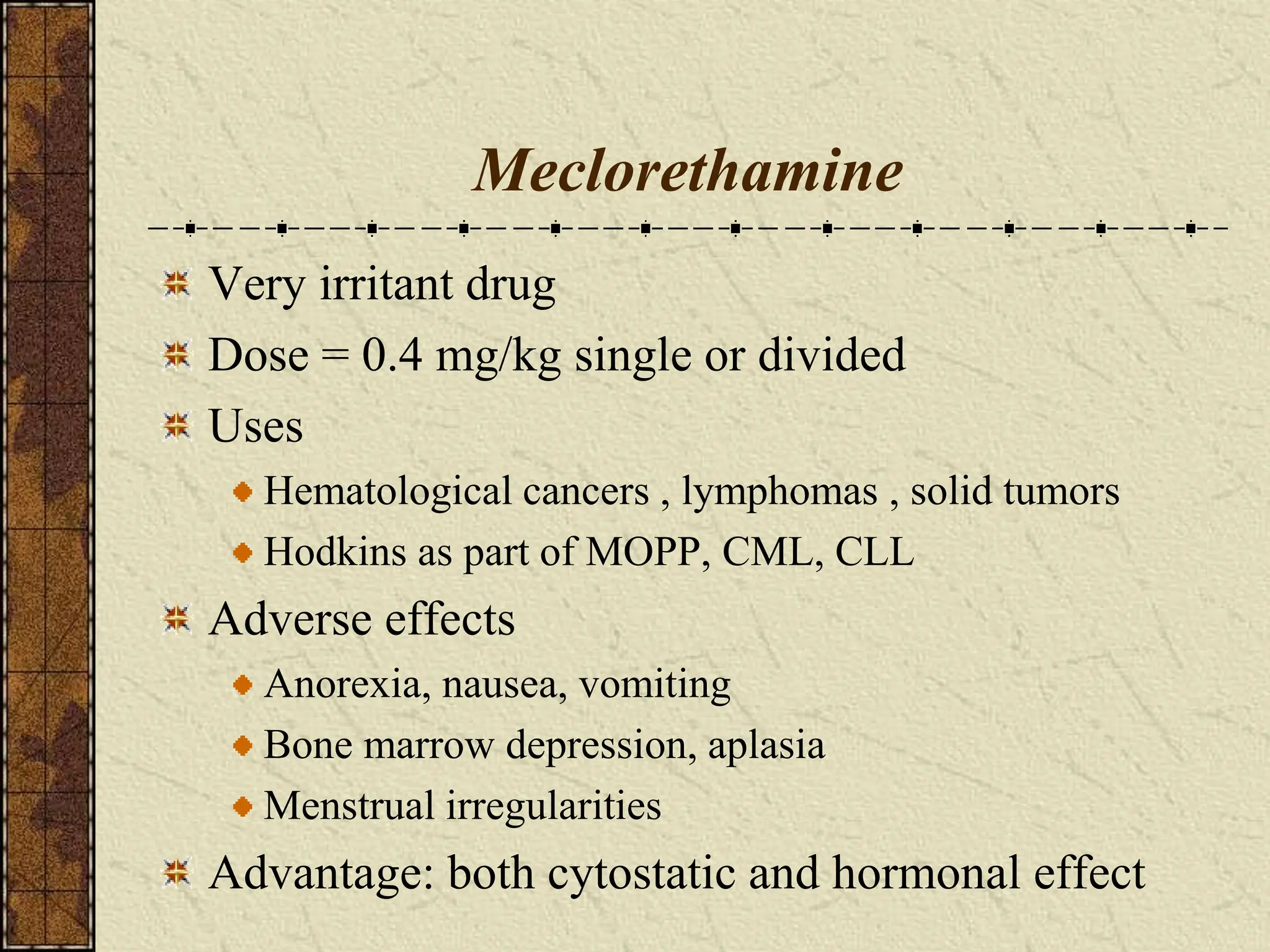 Anticancer ppt of pharmacology b pharmacy | PPT