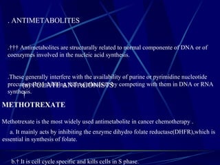 Anti cancer drugs | PPT