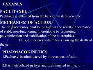Anti cancer drugs | PPT