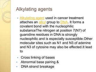 Anti cancer drugs | PPTX