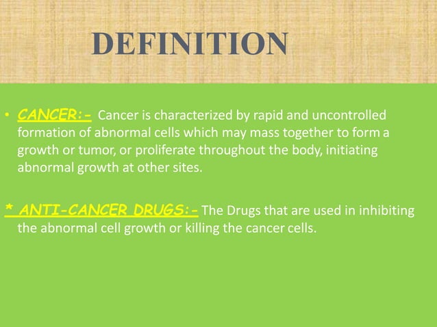 Anticancer drugs | PPT