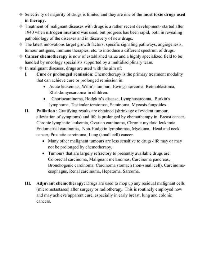 Anticancer drugs: Classification , general toxicity and Alkylating ...
