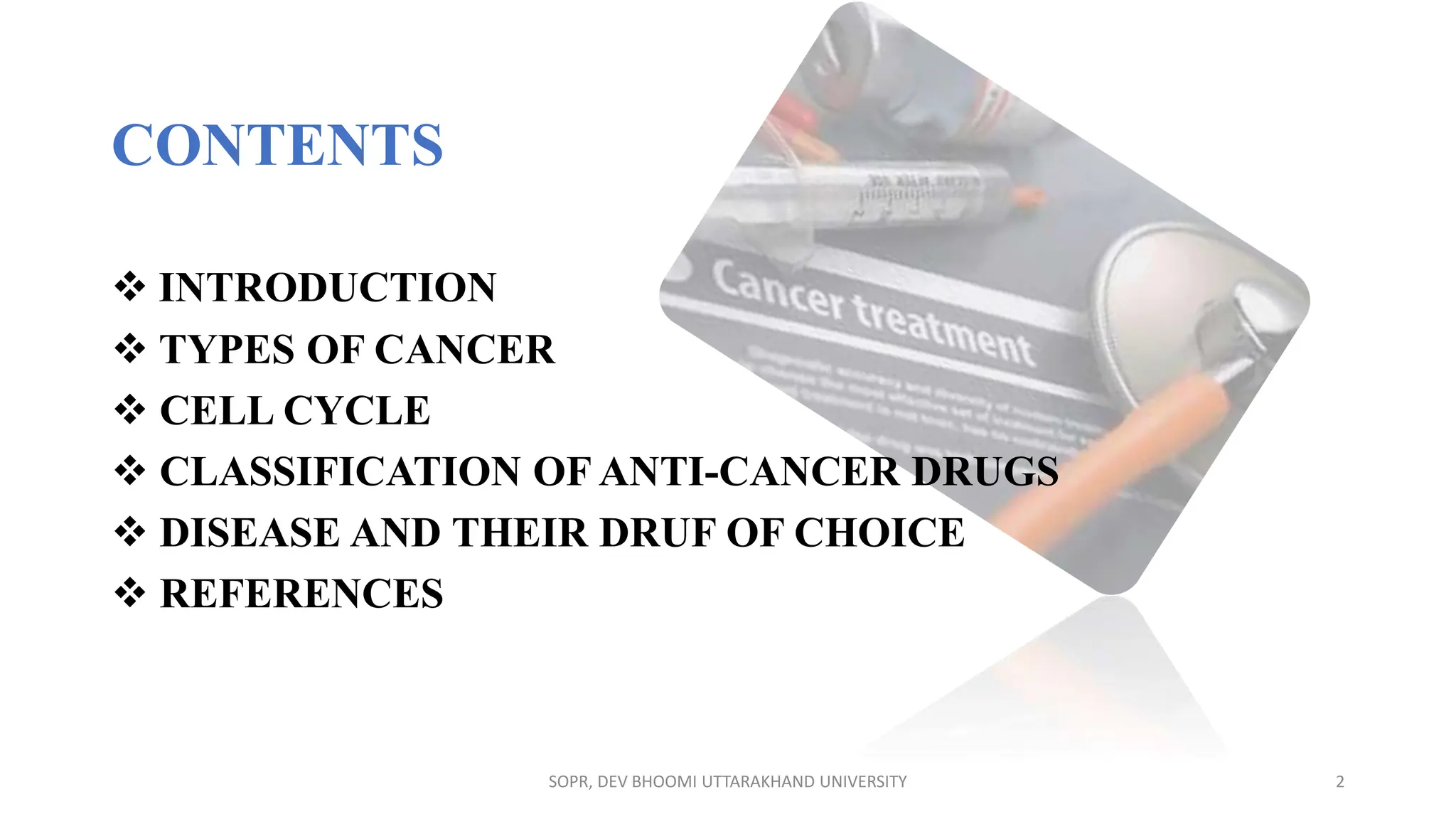 CLASSIFICATION OF ANTI - CANCER DRUGS.pptx