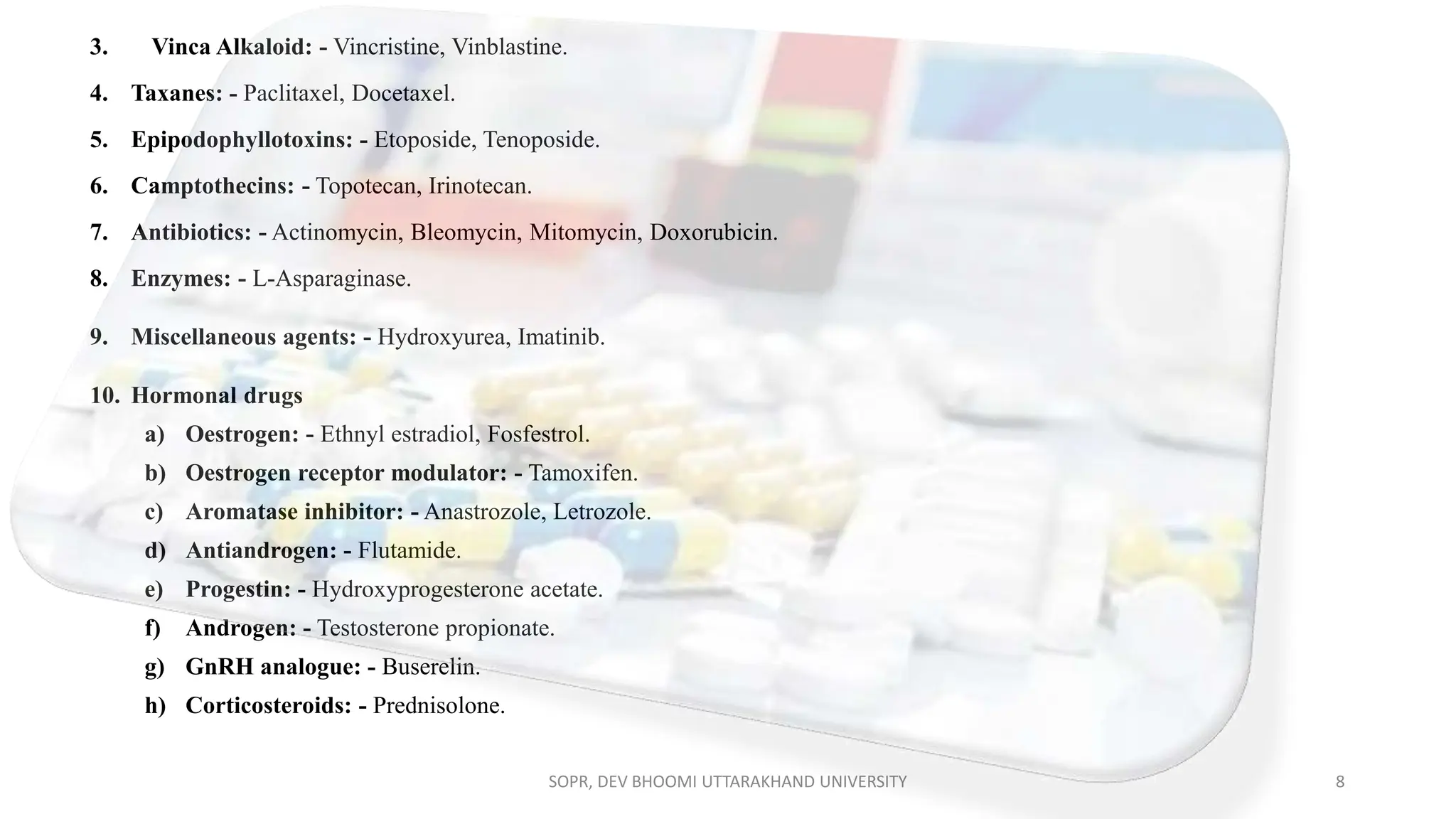 CLASSIFICATION OF ANTI - CANCER DRUGS.pptx