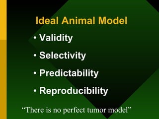 Anticancer drug screening | PPT
