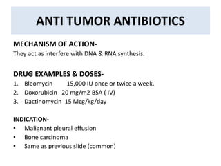 Anti cancerous drugs | PPTX