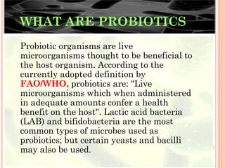Anticarcinogenic properties of probiotics | PPT