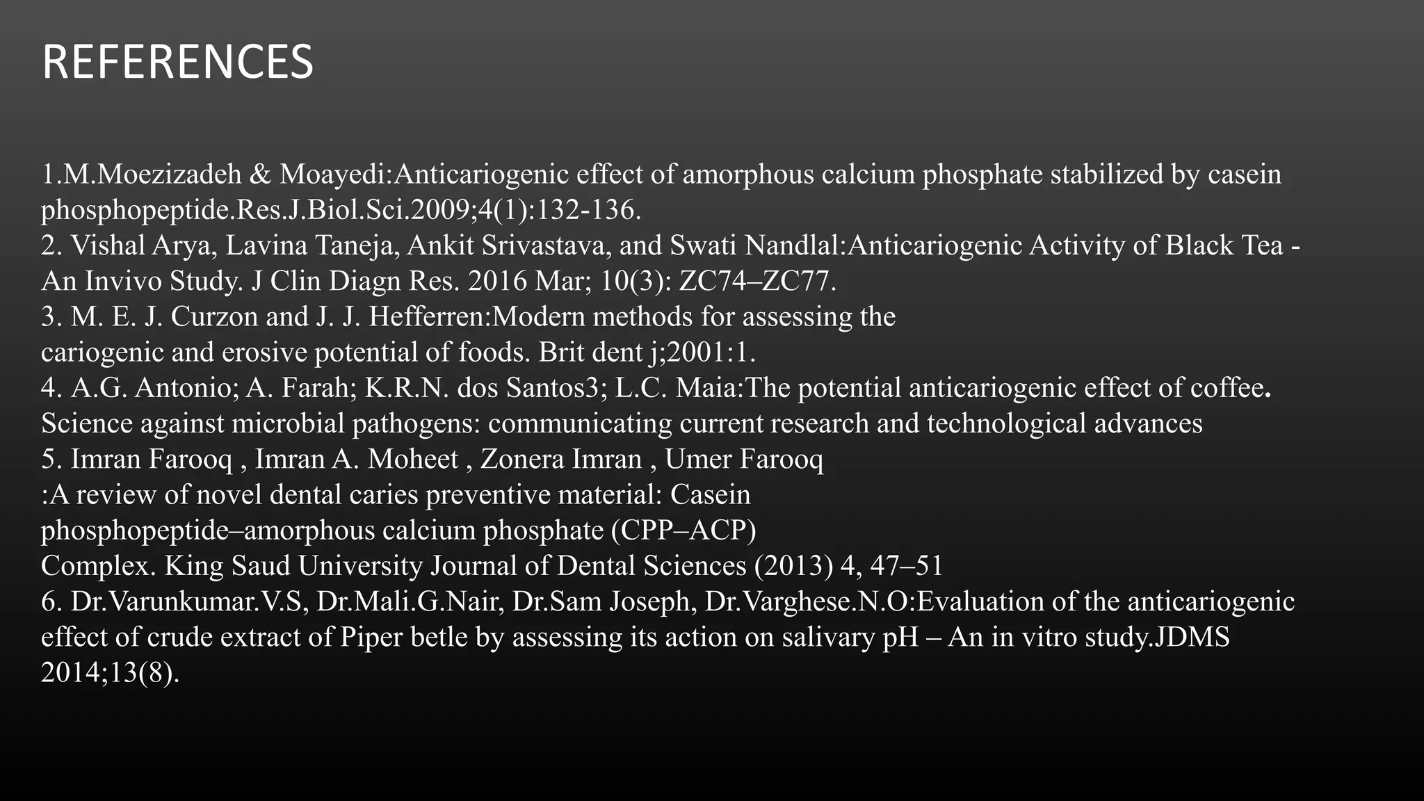 Anticariogenic foods | PPTX
