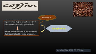 Anticariogenic foods | PPTX