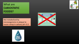 Anticariogenic foods | PPTX