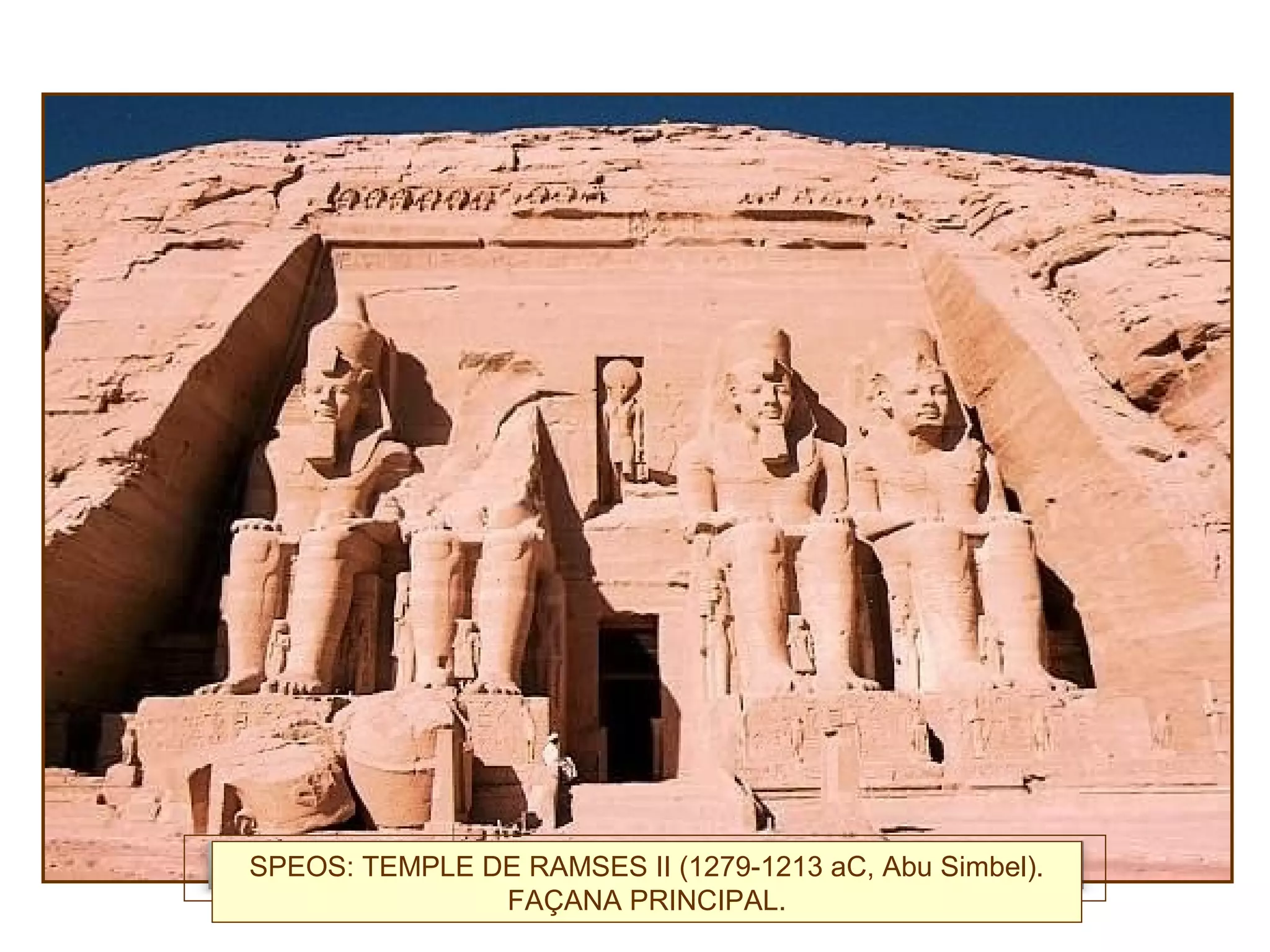 Antic egipte 4 temples speos | PPT