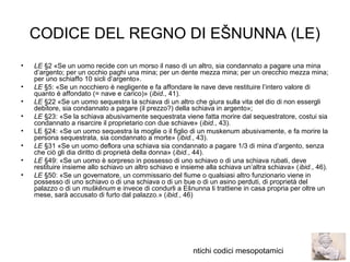 Antichi codici mesopotamici | PPT