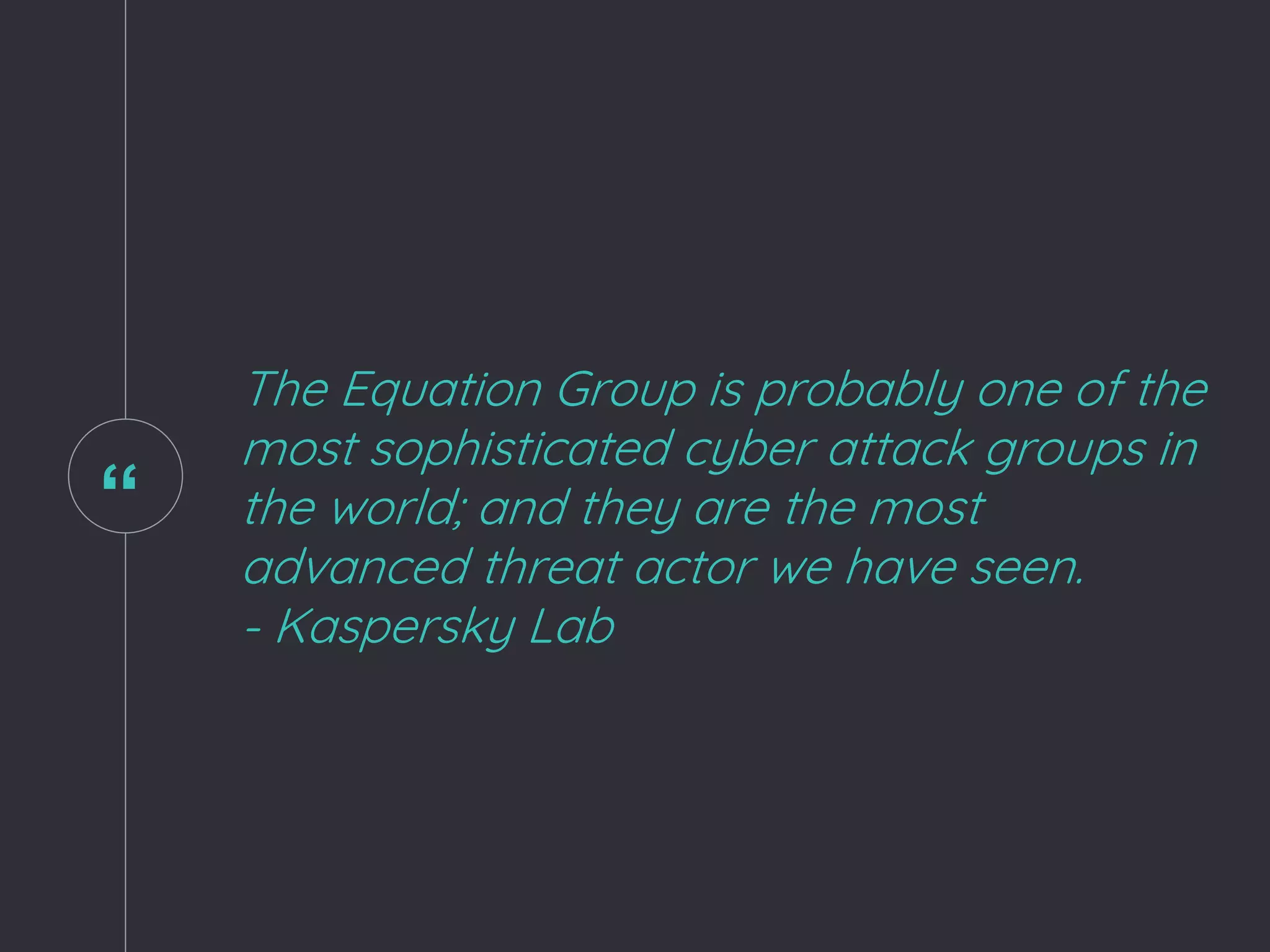 The Equation Group & Greyfish | PDF