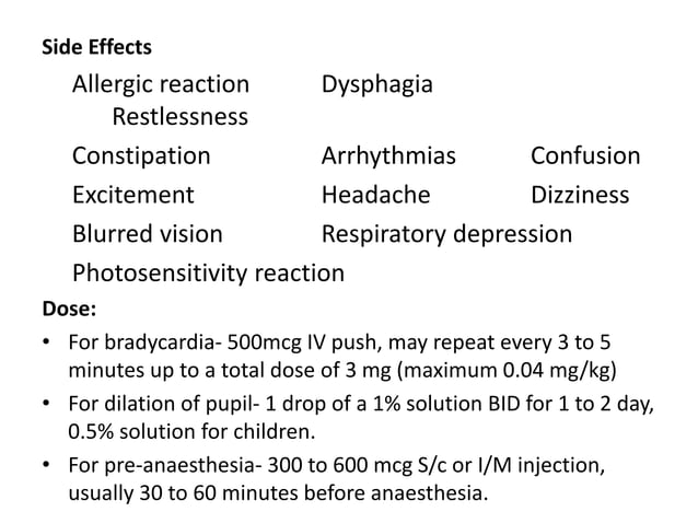 Anticholinergic system and drugs | PPTX | Brain and Nervous System ...