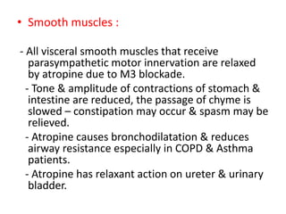 Anticholinergic drugs | PPTX