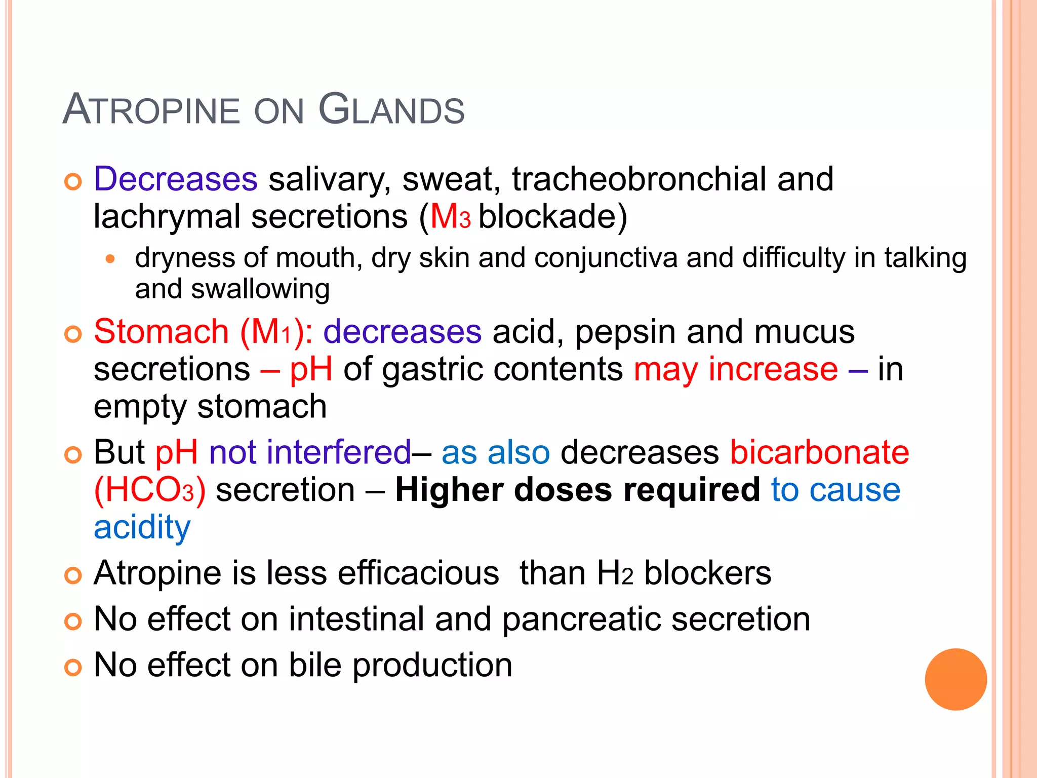 Anticholinergic drugs - pharmacology | PPTX