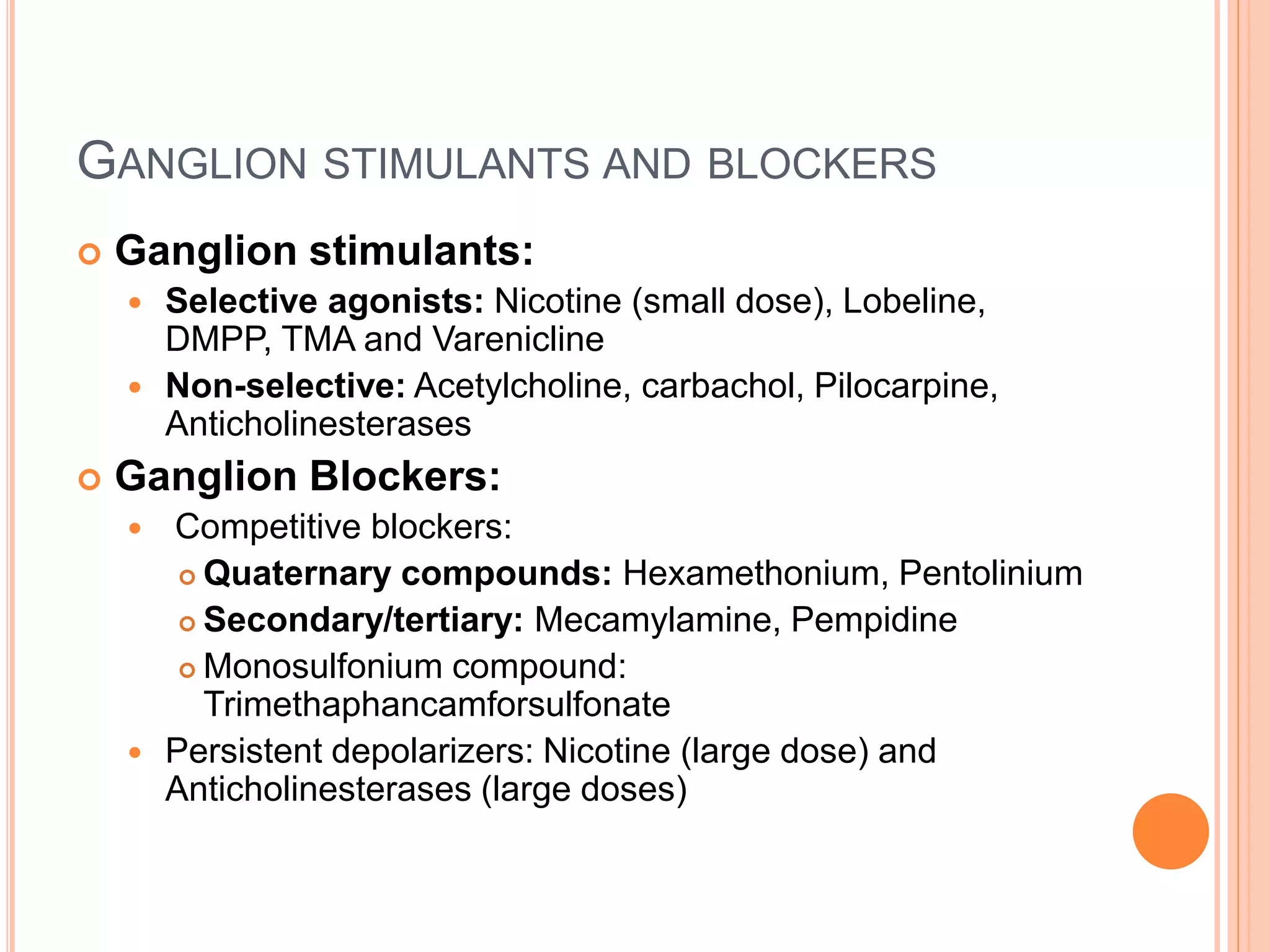 Anticholinergic drugs - pharmacology | PPTX