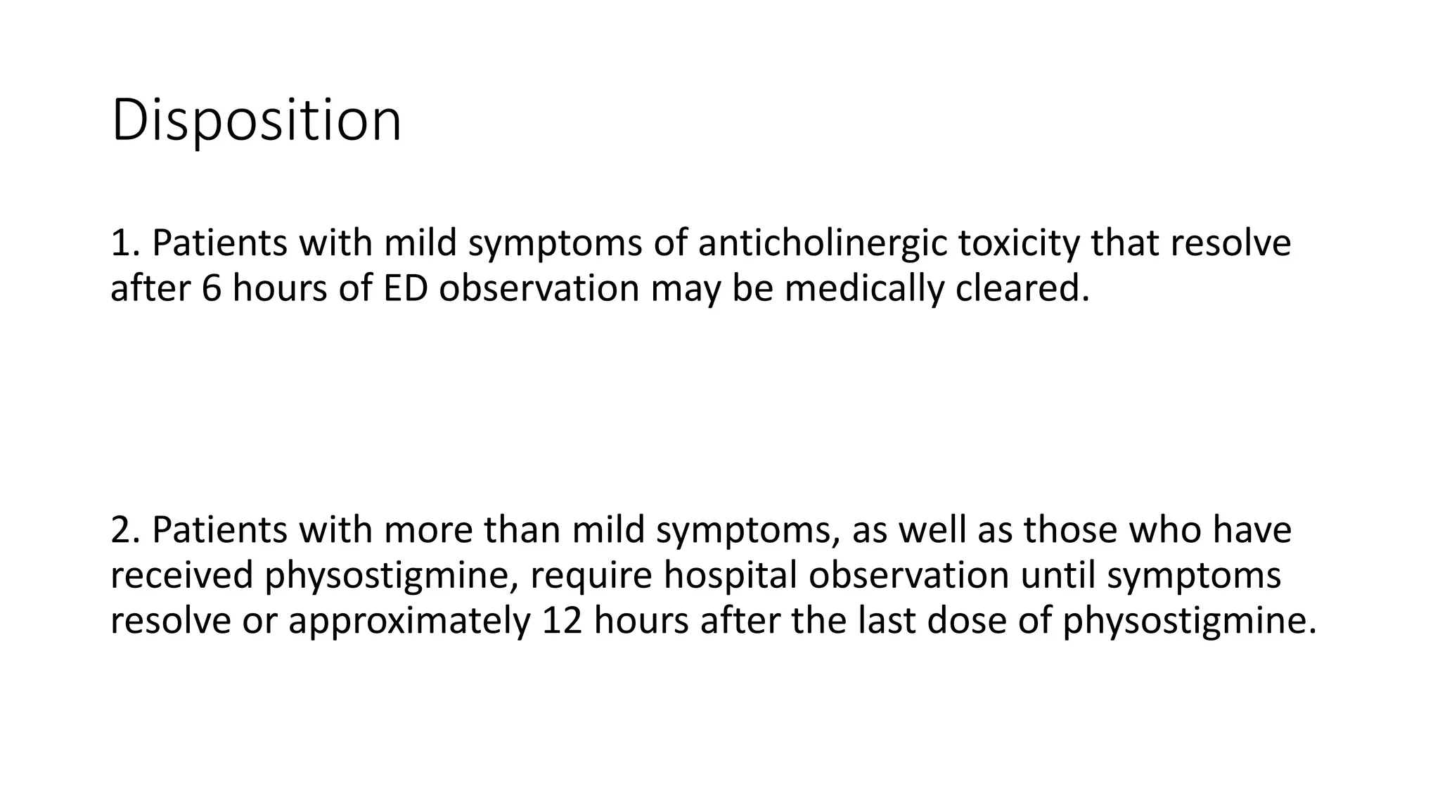 Anticholinergic plant poisoning final | PPTX