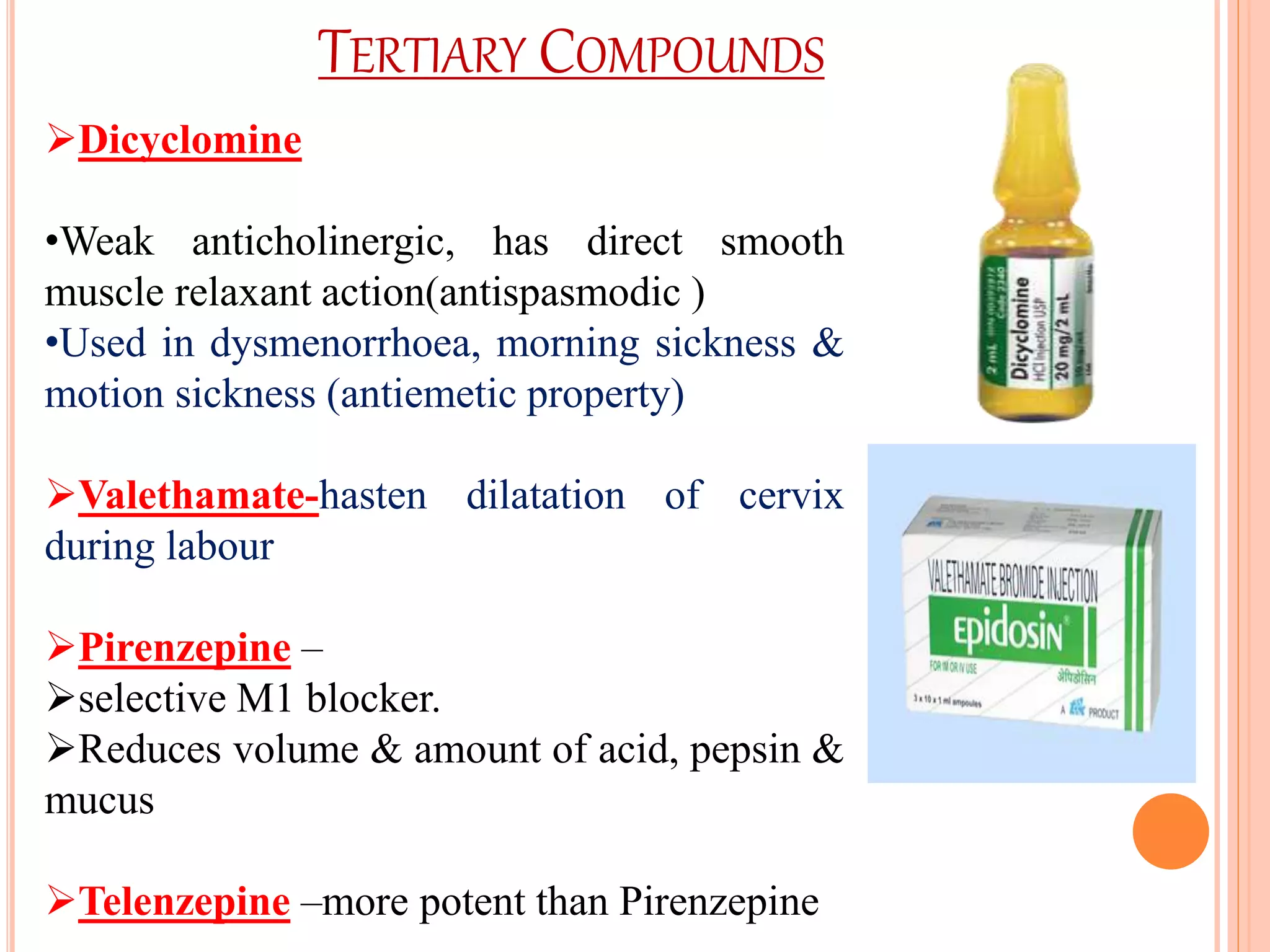 Anti cholinergics | PPTX