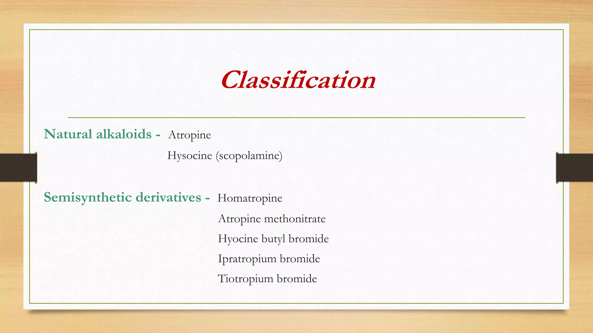 Anticholinergic Drugs | PPT