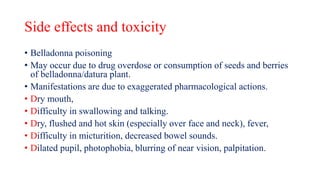 Anticholinergic Drugs | PPTX