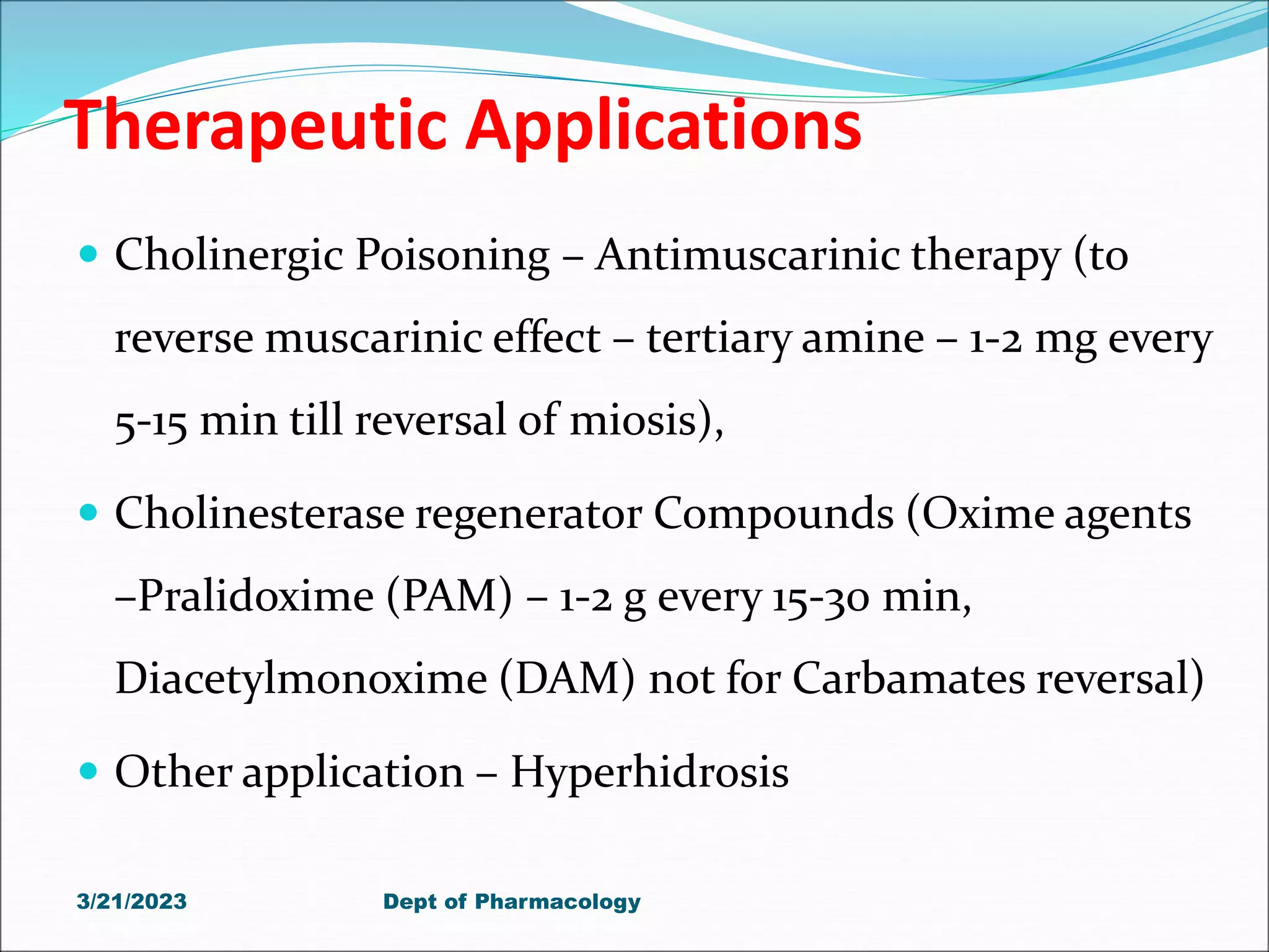 Anticholinergics drugs | PPT