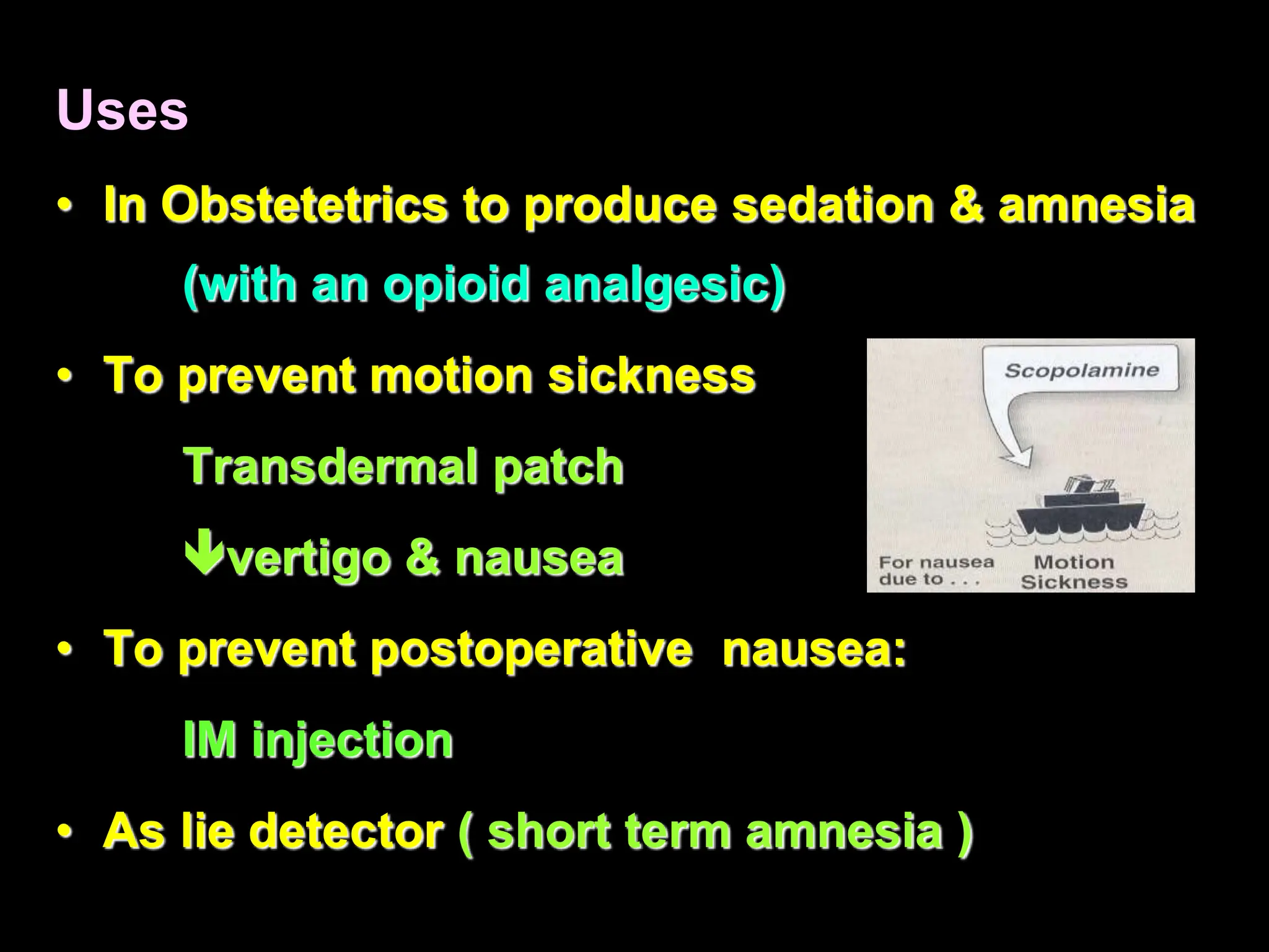 anticholinergic drugs atropine substitute | PPT