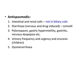 Pharmacology of Anticholinergics - drdhriti | PPT