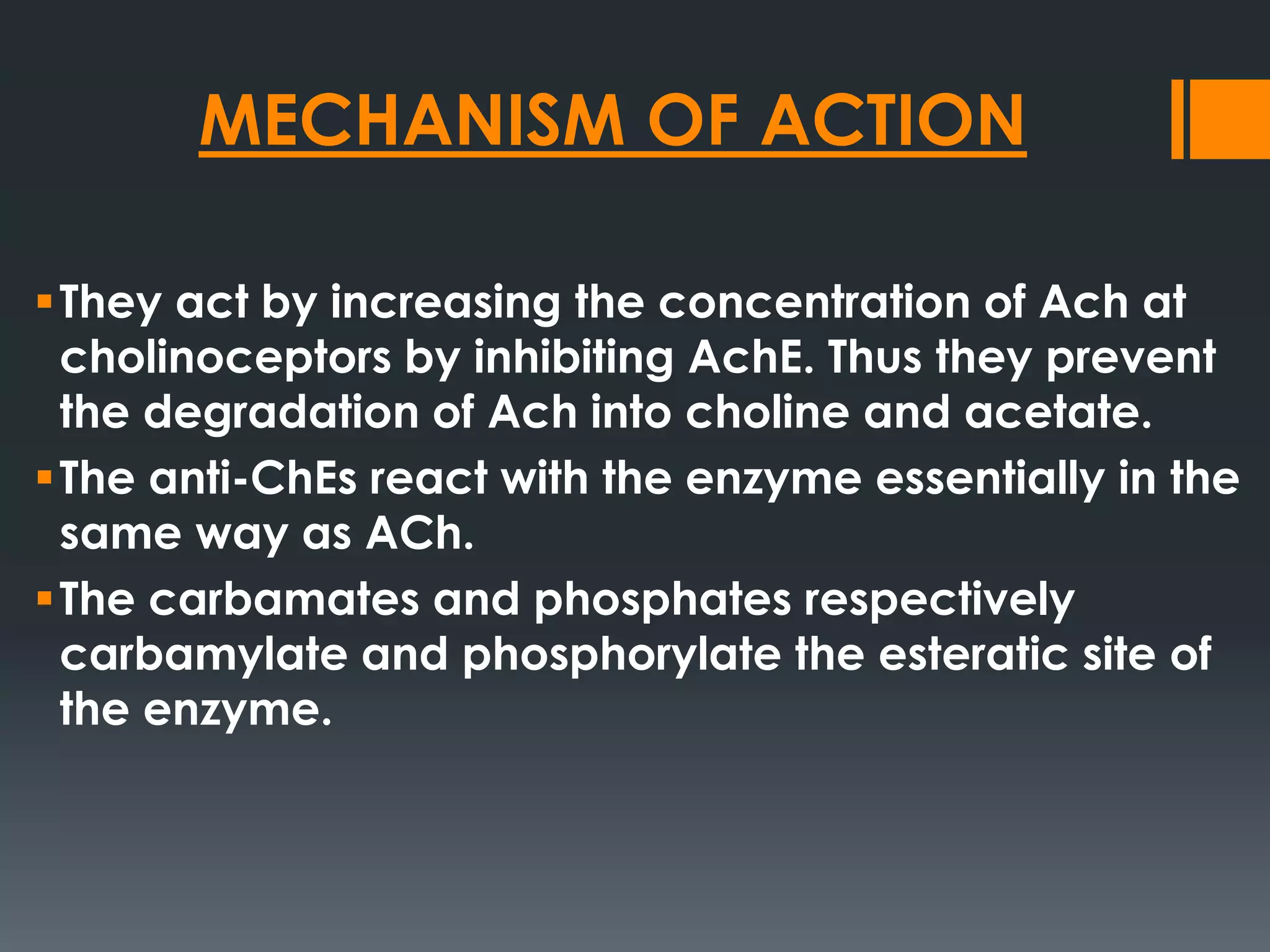 Anticholinesterases | PPTX