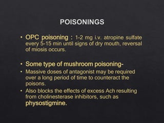 Anticholinergic Drugs by Dr.Pawan | PPTX