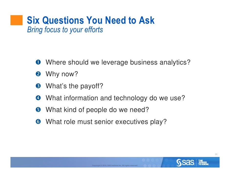 Anticipate & Manage Change with Business Analytics