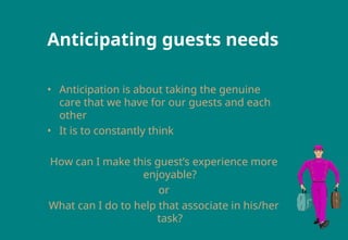 Anticipating Guests Needs as PPT ......ppt