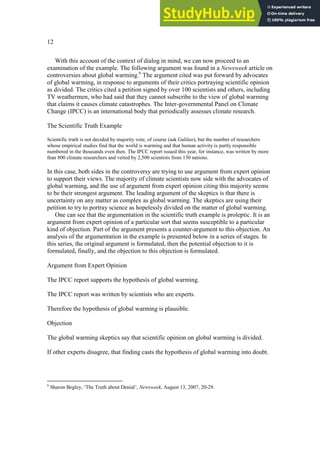 Anticipating Objections In Argumentation | PDF